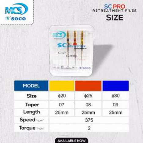 Soco Retreatment File Kit | DentaQ - Dental Products | DentaQ